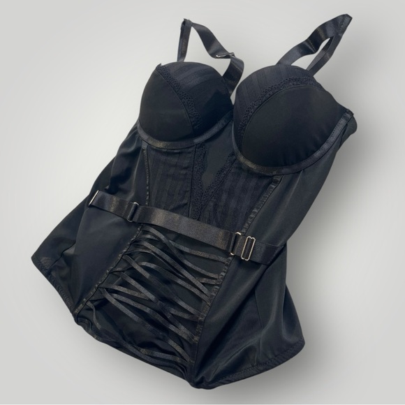 Spirit | Intimates & Sleepwear | Spirit Black Sexy Corset Girdle ...